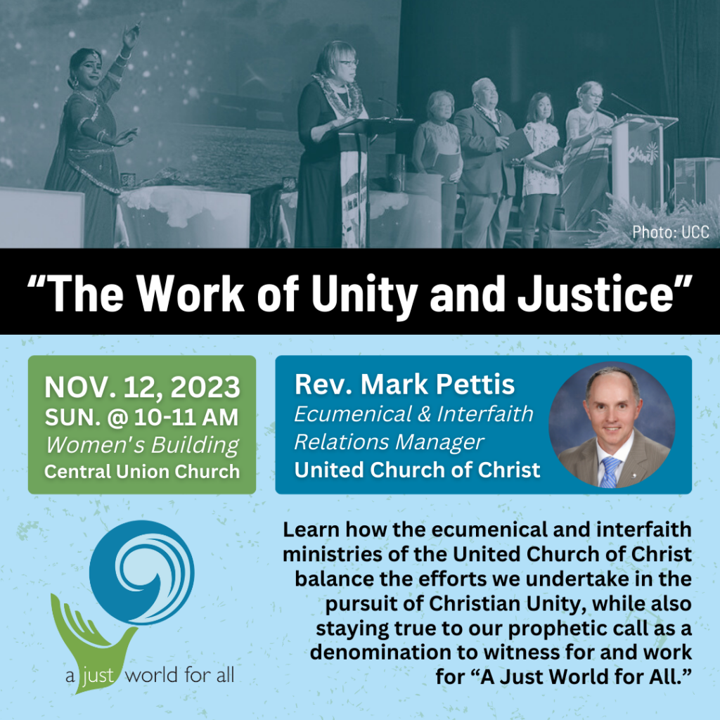 Learning Tree: “The Work of Unity and Justice” – Rev. Mark Pettis, UCC ...