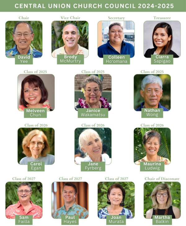 Church Council – Central Union Church