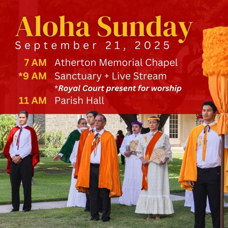 9 AM Traditional Worship Service – Aloha Sunday – Central Union Church